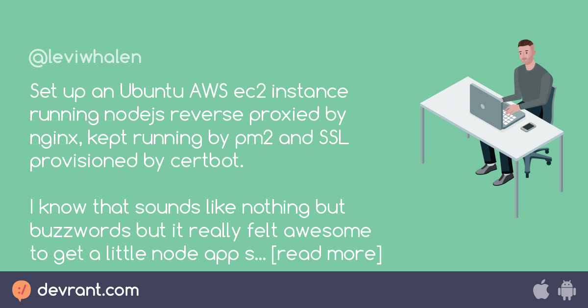 Set Up An Ubuntu Aws Ec2 Instance Running Nodejs Reverse Proxied By Nginx Kept Running By Pm2 8507