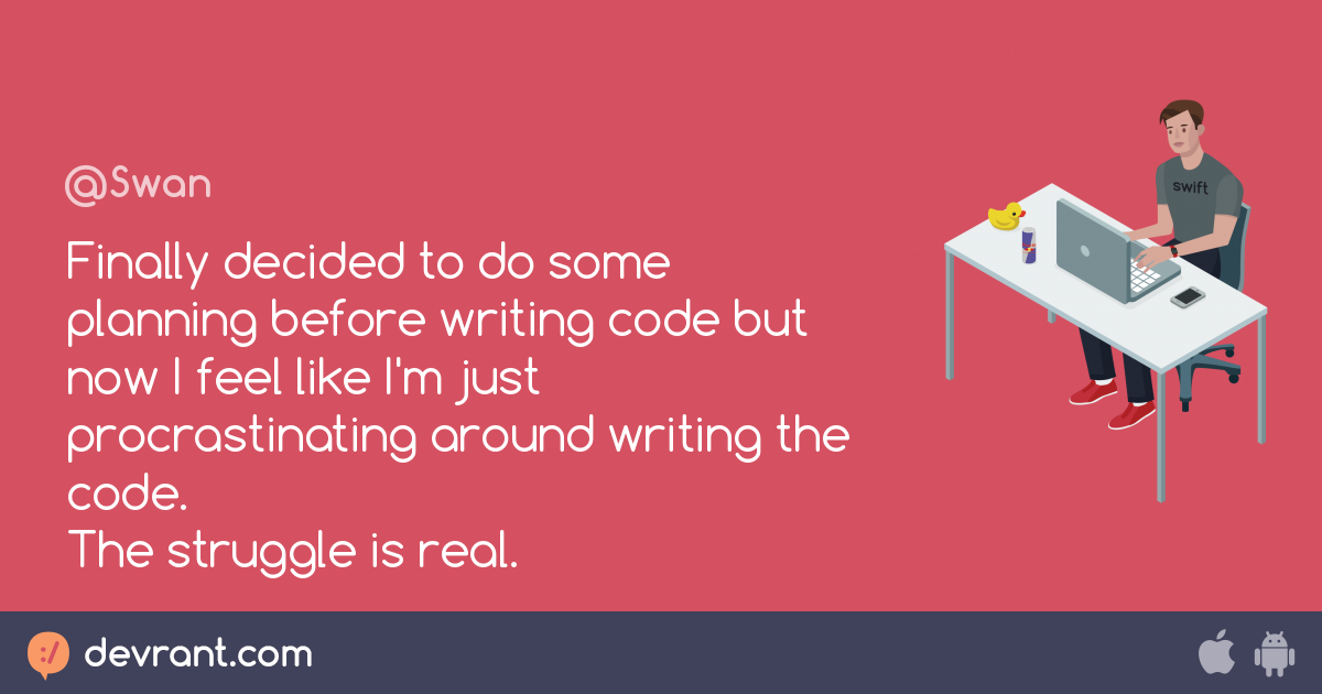 Finally decided to do some planning before writing code but now I feel ...