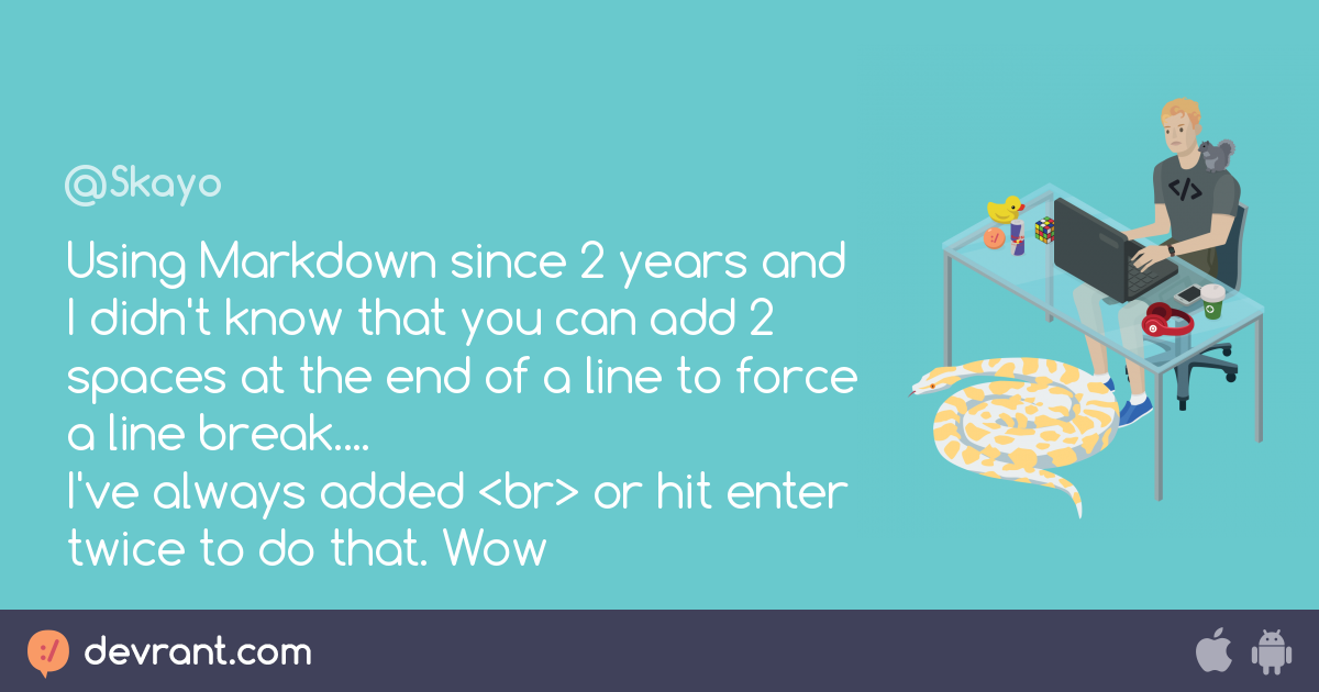 markdown - Using Markdown since 2 years and I didn't know that you can ...