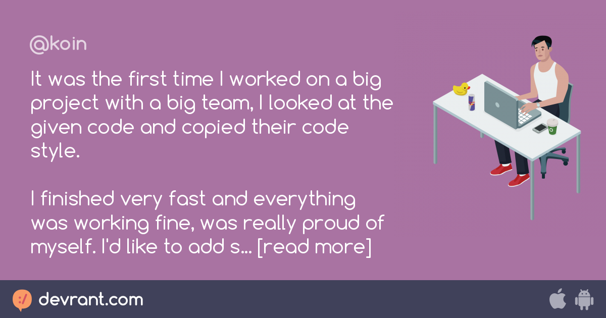 Most embarrassing programming exp.? - devRant