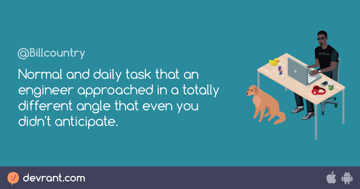 Ideas for future weekly question? - devRant