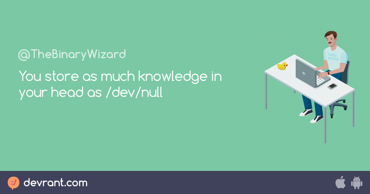 Creative dev insults? - devRant