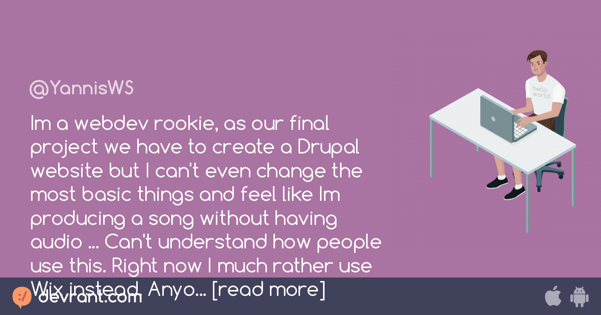 drupal - Im a webdev rookie, as our final project we have to create a ...