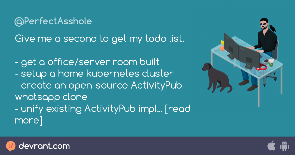 Dev goal(s) for 2019? - devRant