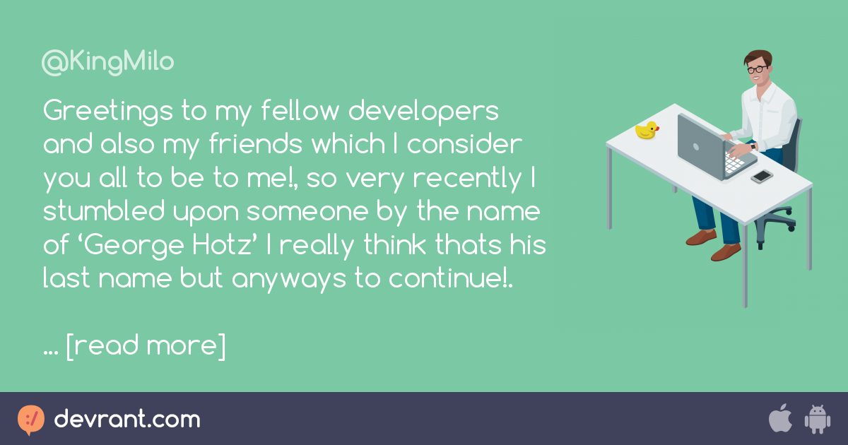 question - Greetings to my fellow developers and also my friends which ...