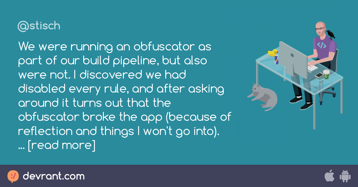 Your worst WTF dev experience? - devRant