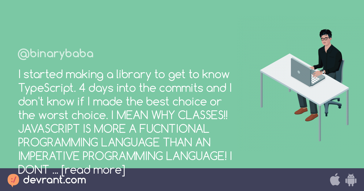 Javascript I Started Making A Library To Get To Know Typescript 4 Days Into The Commits And I