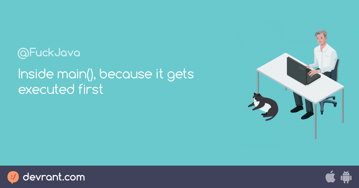 Your favorite place to code + why? - devRant