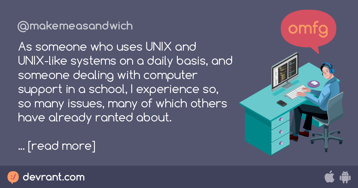 Education As Someone Who Uses Unix And Unix Like Systems On A Daily Basis And Someone Dealing 0167