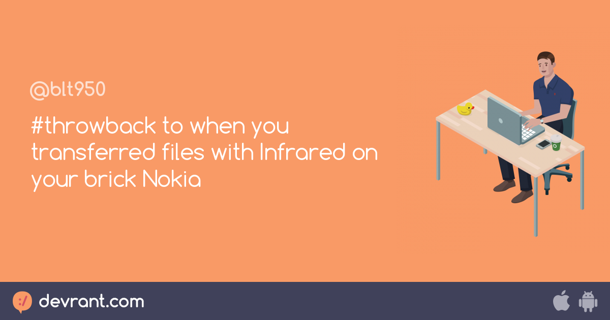 #throwback to when you transferred files with Infrared on your brick ...