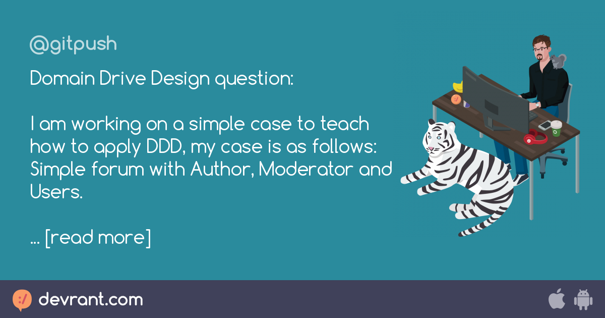 authorization - Domain Drive Design question: I am working on a simple case to teach how to ...