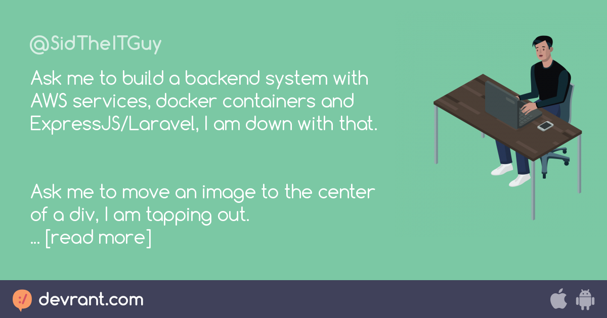 I Hate Css Ask Me To Build A Backend System With Aws Services Docker Containers And Expressjs