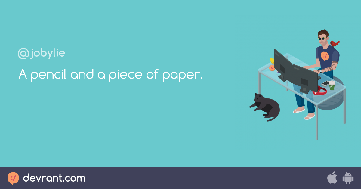 Favorite dev tool & why? - devRant