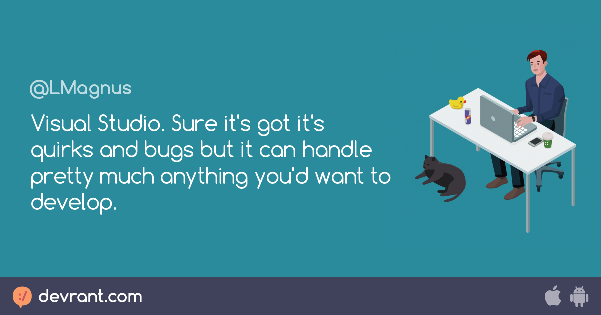 Favorite dev tool & why? - devRant