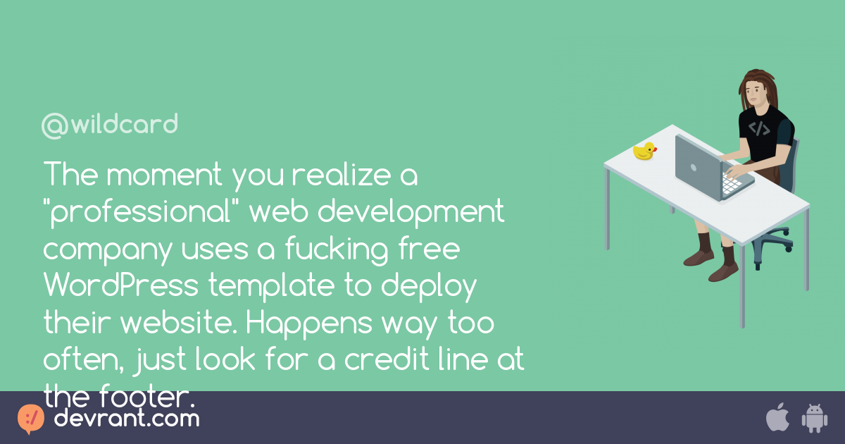 webdev - The moment you realize a "professional" web development company uses a fucking free ...