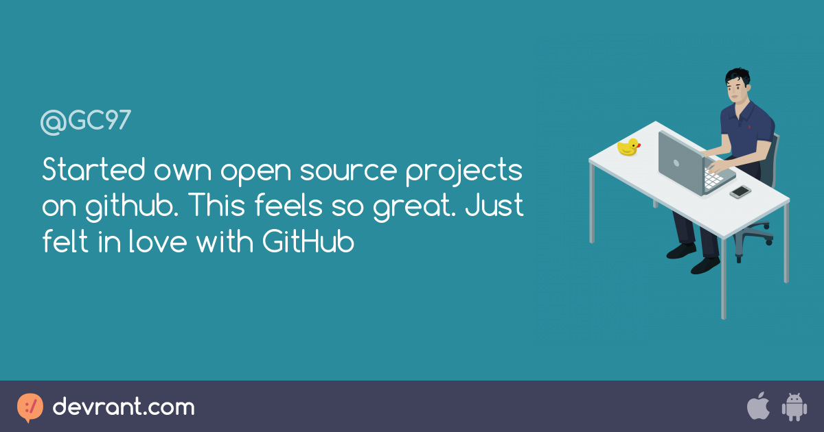 Projects Started Own Open Source Projects On Github This Feels So