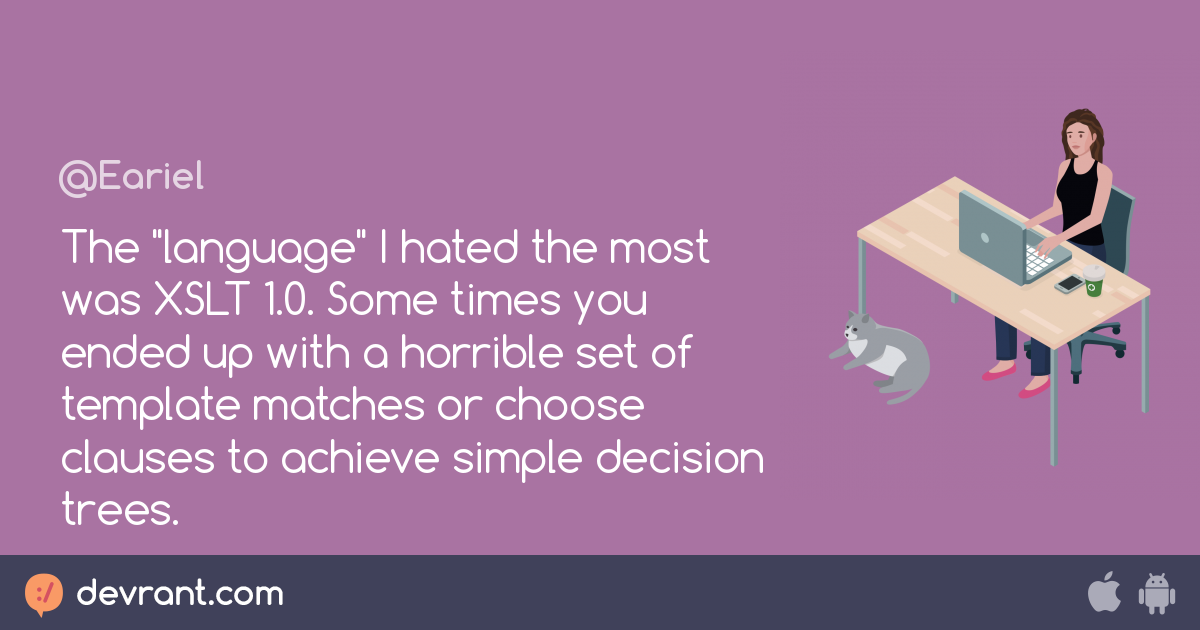 Worst dev technology you've used & why? - devRant