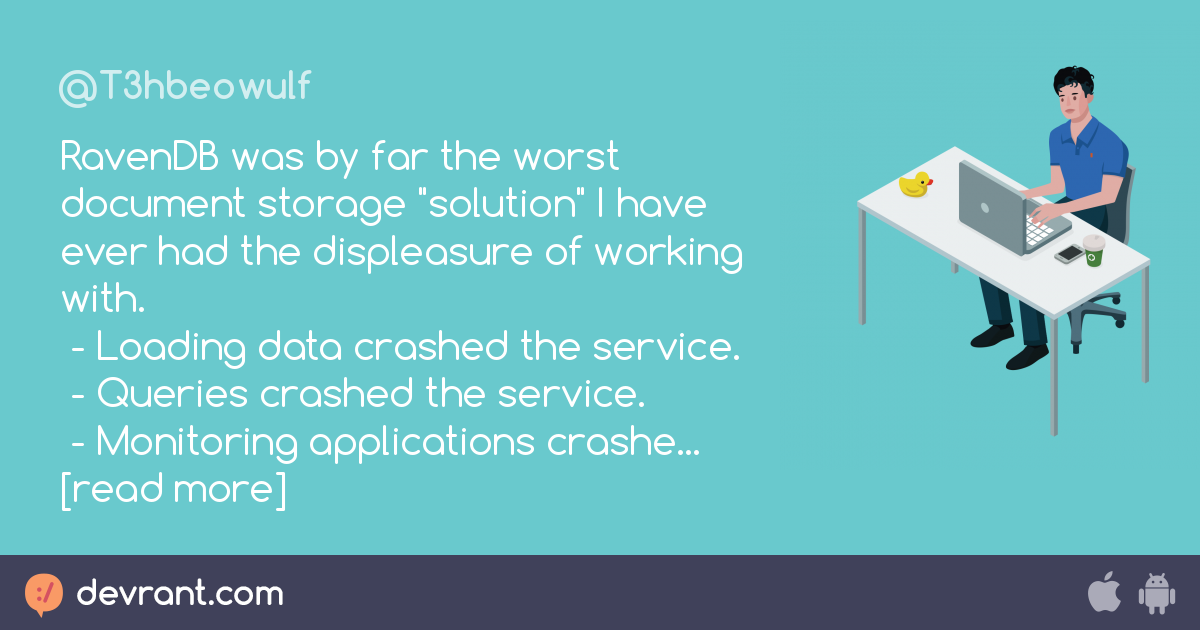 Worst dev technology you've used & why? - devRant