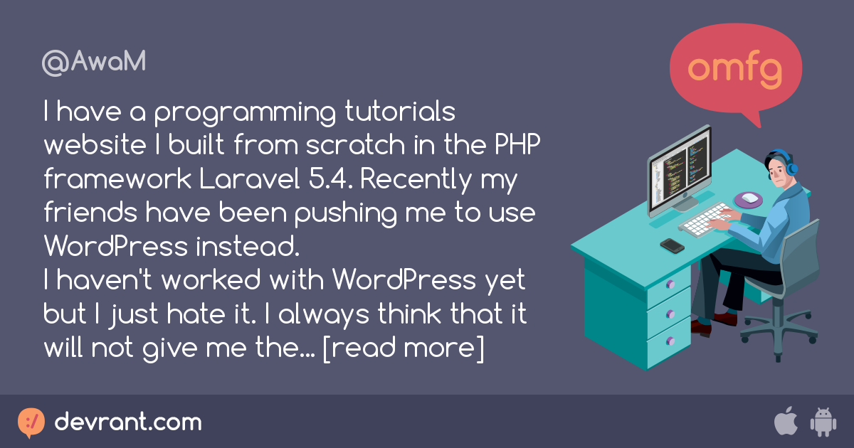 Php I Have A Programming Tutorials Website I Built From Scratch In The Php Framework Laravel 5 7184